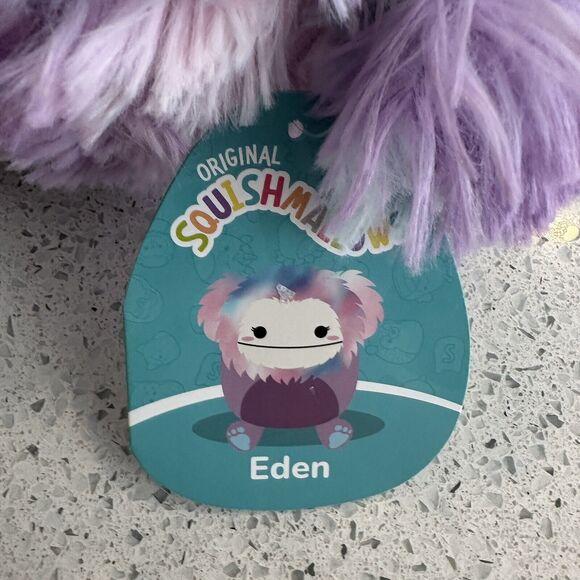 Squishmallows | Toys | Squishmallows 8 Eden The Purple Bigfoot Yeti ...